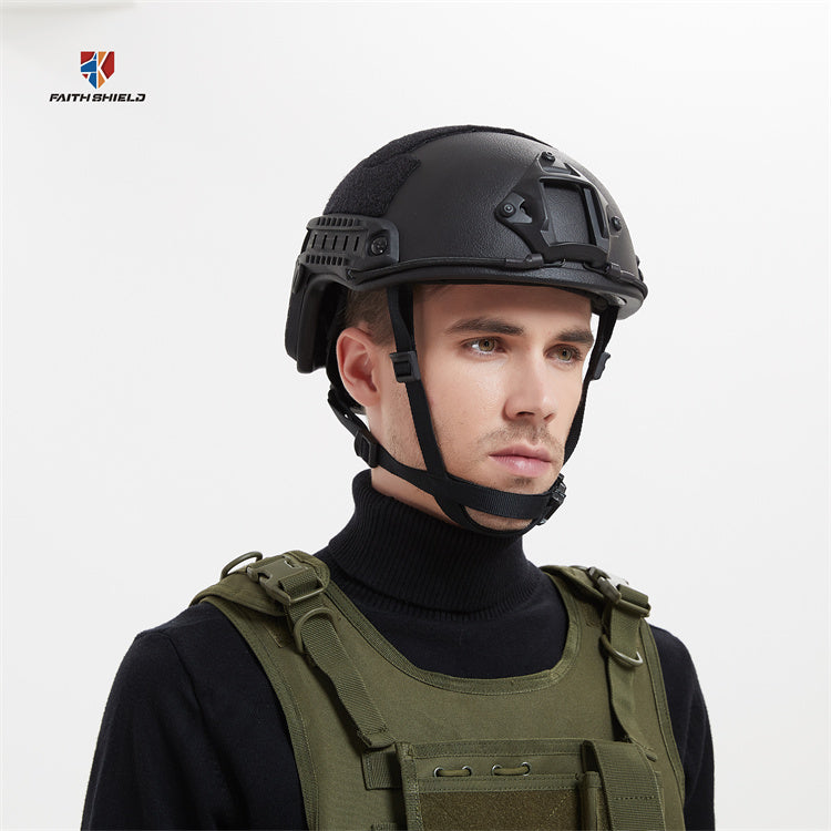 Black Tactical Helmet