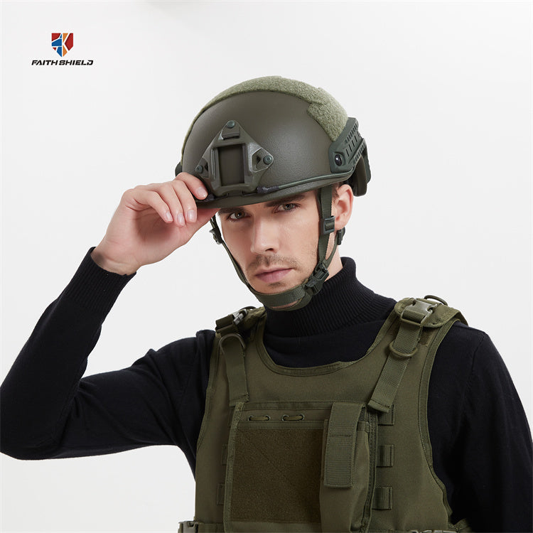 Flexible defense NIJ IIIA PE FAST Tactical Helmet |Faithshield ...