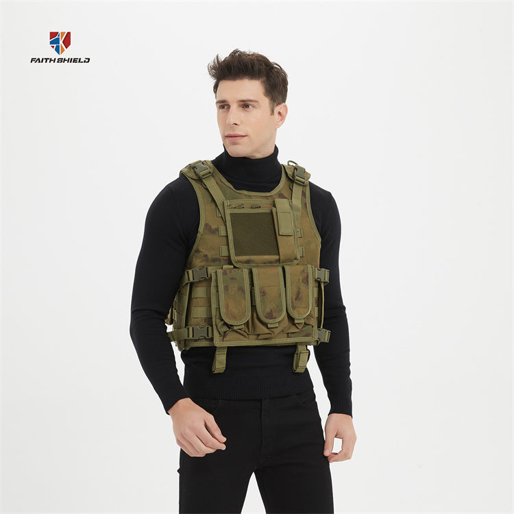 Camouflage Pattern Tactical Vest Armor | Bulletproof Body Armor ...