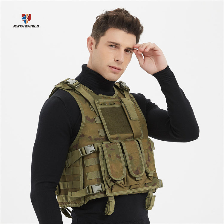 Camouflage Pattern Tactical Vest Armor | Bulletproof Body Armor ...