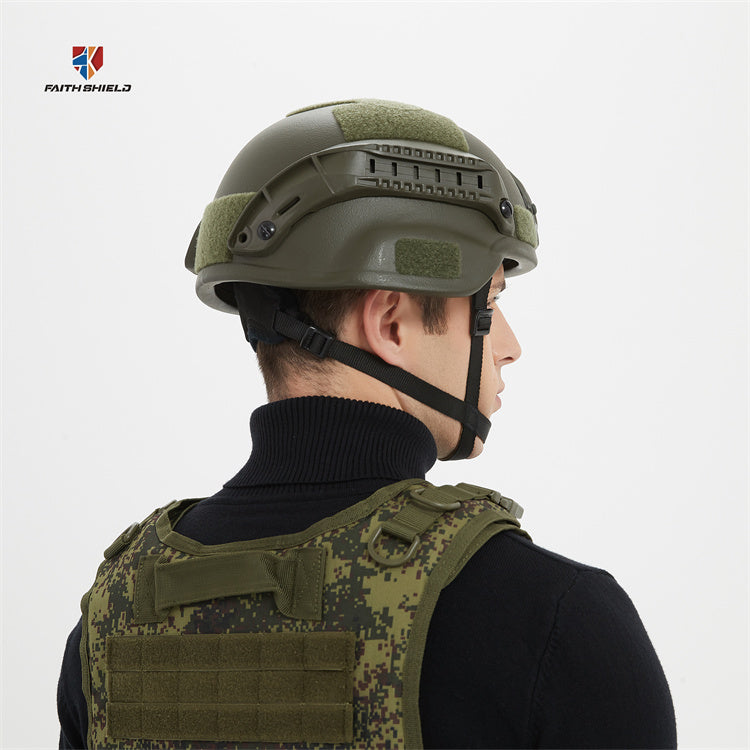 NIJ IIIA PE Mich Earshield Tactical Helmet |Faithshield – faithshield