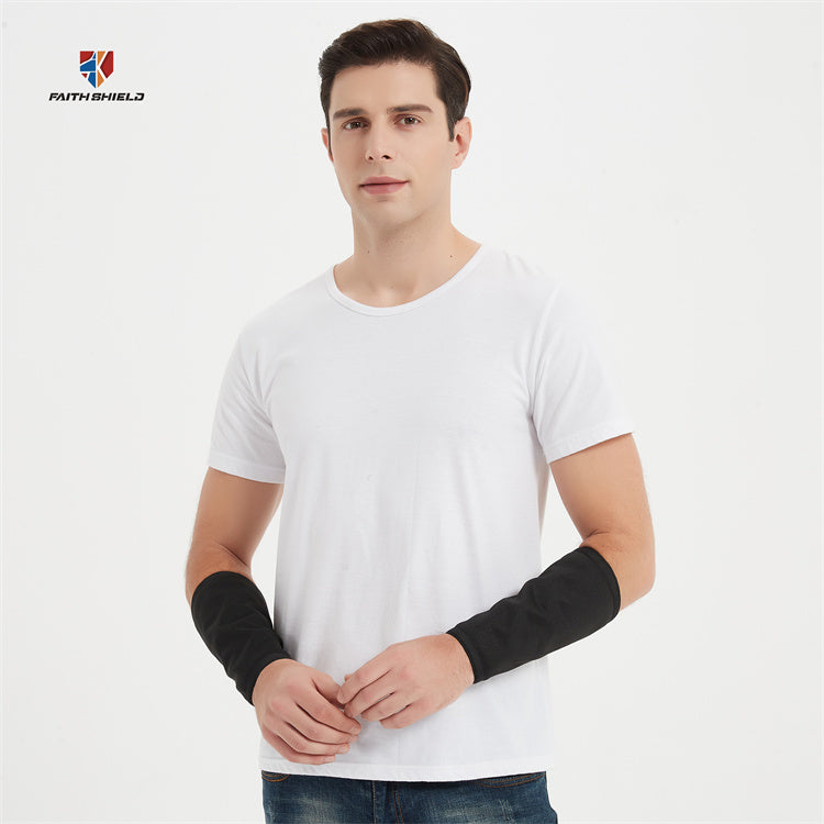 knife Proof Stab-Resistant Arm Guard Sleeves Protector Keep Work Safe ...