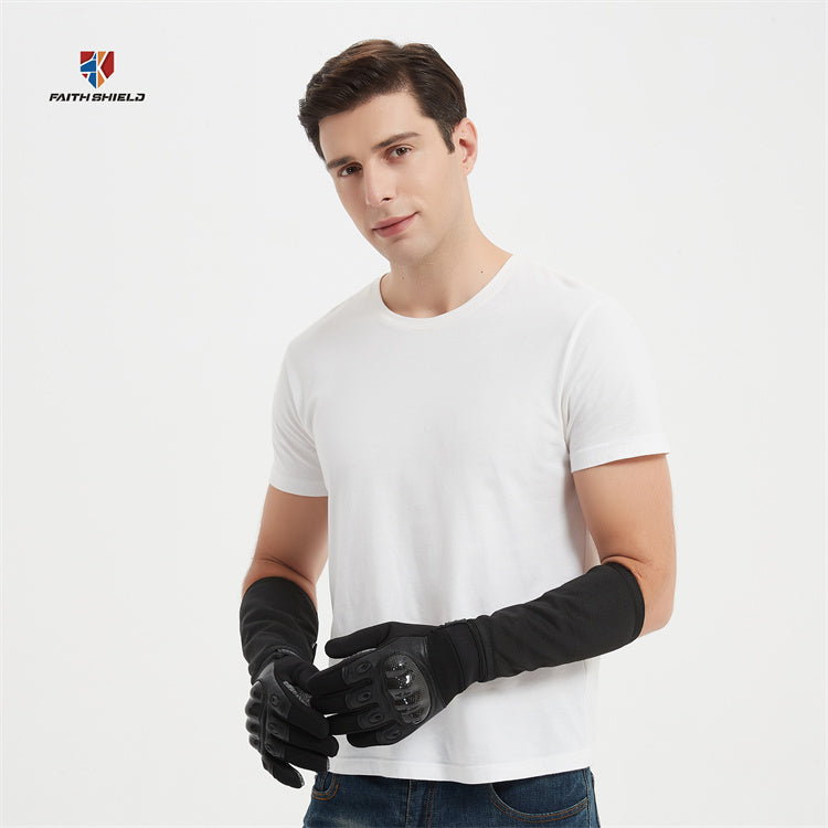 knife Proof Stab-Resistant Arm Guard Sleeves Protector Keep Work Safe ...